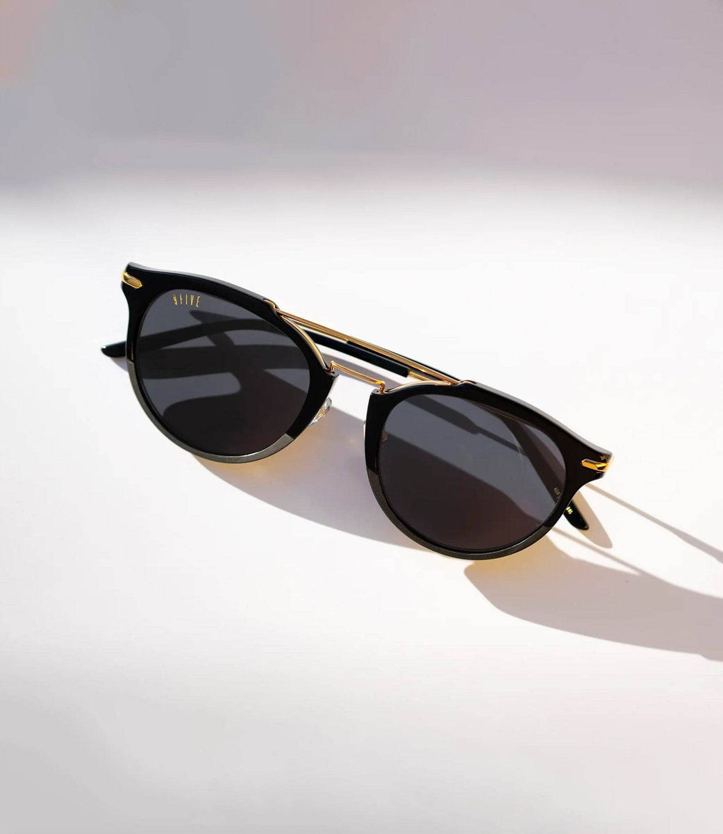 9five Leo sunglasses 9FLeo-BNG | Black | Gold | Trainers AU – trainers