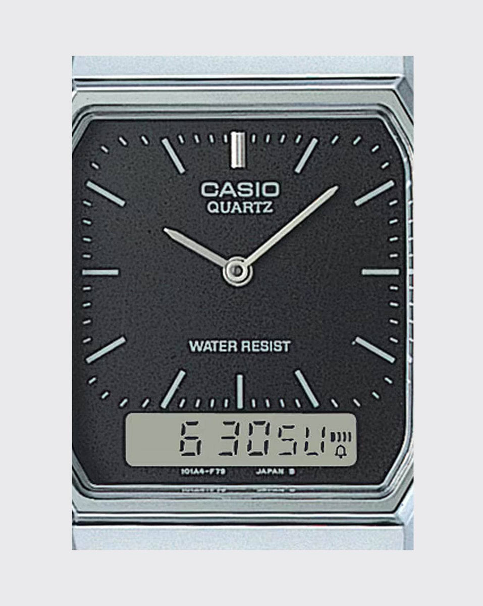 Casio Duo AQ230A-1D | Watch | Stainless Steel | Trainers AU – trainers