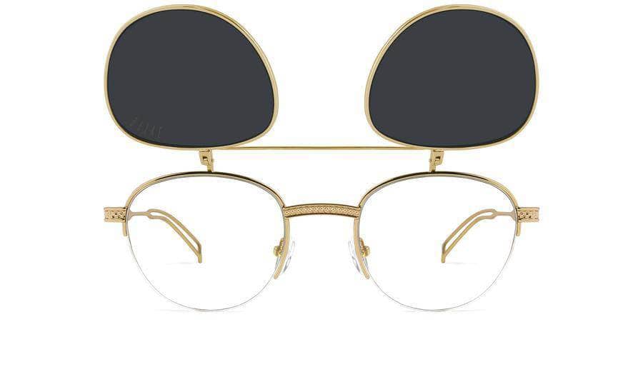 9five dime flip up 24k gold sunglasses | afterpay | trainers-store