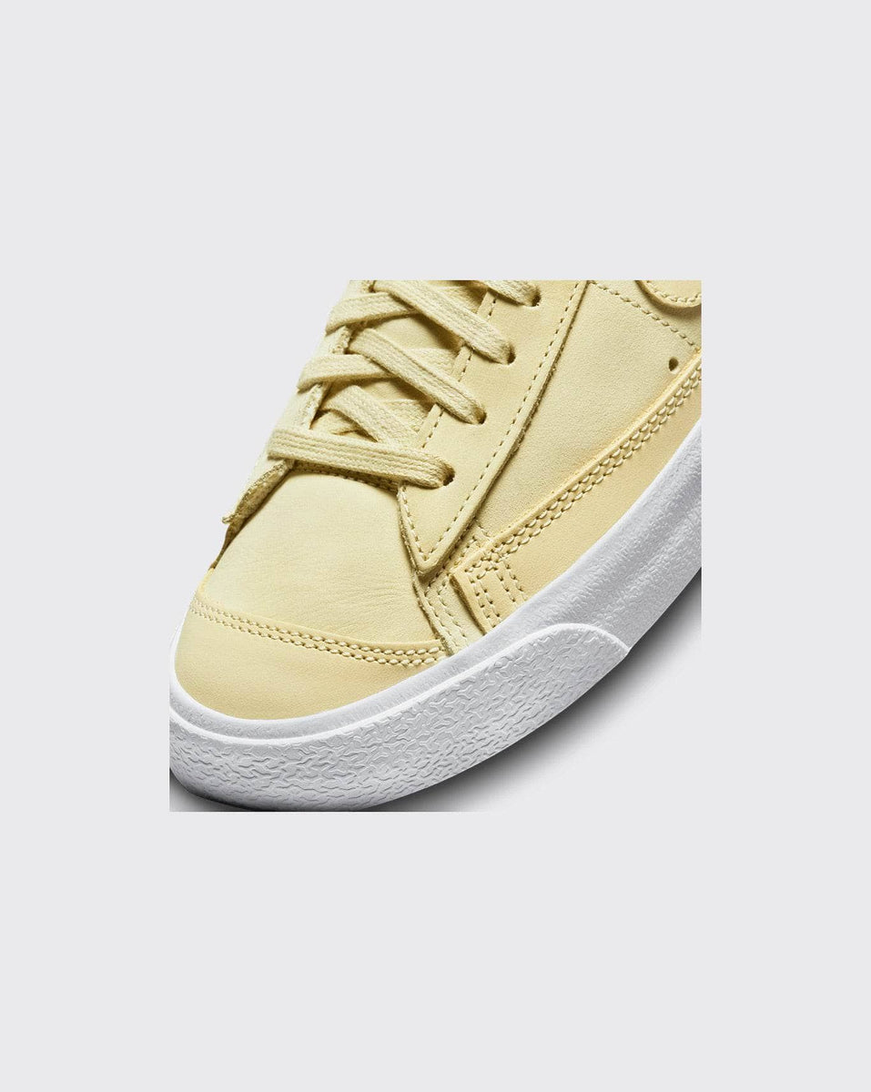 nike womens blazer mid premium | lemon | DQ7572-700 | trainers AUS